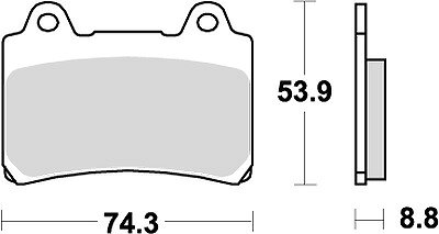 【KITACO】キタコ SBSブレーキパッド 613HS XJR1200 94-■カタログ品番：P025-3982■メーカー品番：777-0613020■JAN：4990852045235適応車両：XJR1200 94- タイプ ： ストリ...