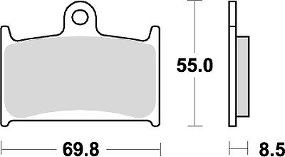 【KITACO】キタコ SBSブレーキパッド 624HF GSXR750(4P)■カタログ品番：P025-3997■メーカー品番：777-0624000■JAN：4990852045389適応車両：GSXR750（4P） タイプ ： ストリ...