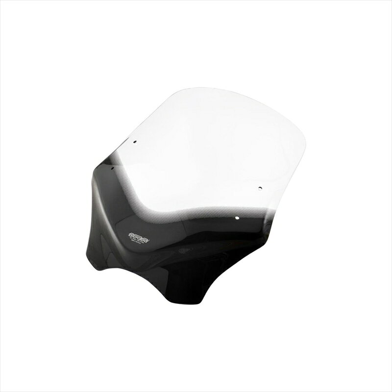 ■メーカー名：エムアールエー■メーカー品番：4025066140350「V-FLOW スタンダード」は、メーターが大きすぎてスクリーンと干渉してしまう車両用に開発された汎用スクリーンです。V字に成形されたスクリーンは風を左右・ヘルメット上部...