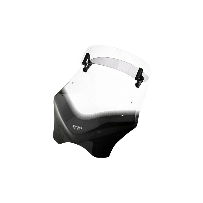 ■メーカー名：エムアールエー■メーカー品番：4025066140336「V-FLOW ヴァリオ ツーリング」は、メーターが大きすぎてスクリーンと干渉してしまう車両用に開発された汎用スクリーンです。6段階可変フラップを装備しシチュエーションに...