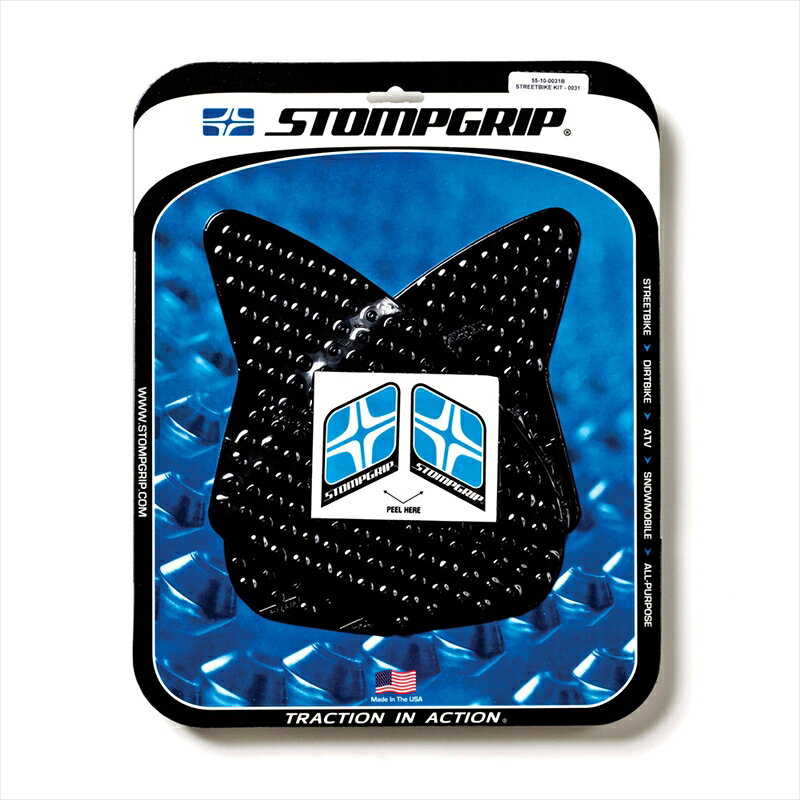 ■メーカー名：ストンプグリップ■メーカー品番：55-10-0031BSTOMP GRIPは世界各国のトップレーサー、トップスタントライダーに愛用されています。日本のサーキット、ストリートでも大好評。STOMP GRIPの愛用者は世界中で激増...