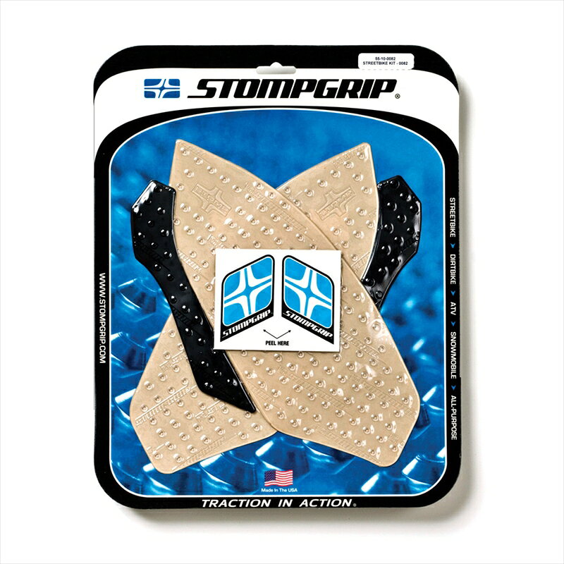 ■メーカー名：ストンプグリップ■メーカー品番：55-10-0082HSTOMP GRIPは世界各国のトップレーサー、トップスタントライダーに愛用されています。日本のサーキット、ストリートでも大好評。STOMP GRIPの愛用者は世界中で激増...