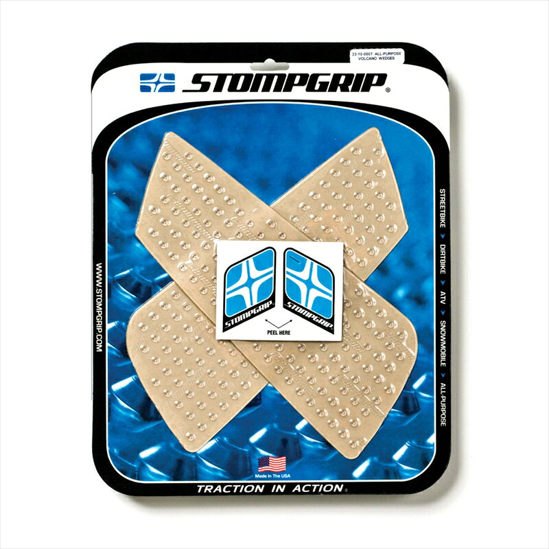 ■メーカー名：ストンプグリップ■メーカー品番：50-10-0004CSTOMP GRIPは世界各国のトップレーサー、トップスタントライダーに愛用されています。日本のサーキット、ストリートでも大好評。STOMP GRIPの愛用者は世界中で激増...