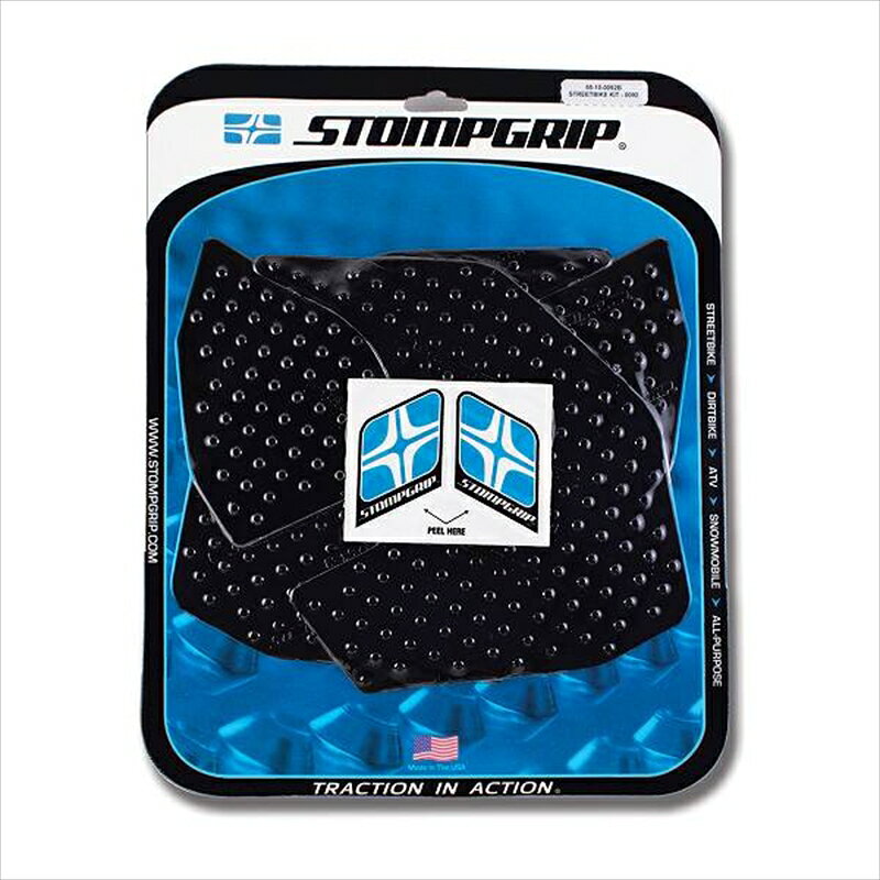 ■メーカー名：ストンプグリップ■メーカー品番：55-10-0092BSTOMP GRIPは世界各国のトップレーサー、トップスタントライダーに愛用されています。日本のサーキット、ストリートでも大好評。STOMP GRIPの愛用者は世界中で激増...
