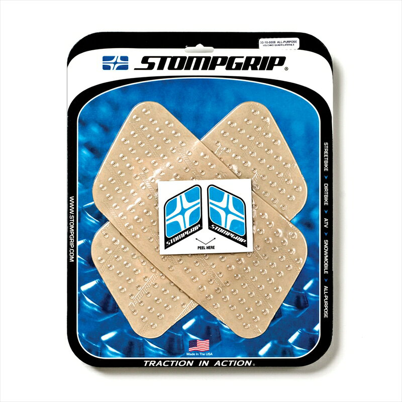 ■メーカー名：ストンプグリップ■メーカー品番：50-10-0005CSTOMP GRIPは世界各国のトップレーサー、トップスタントライダーに愛用されています。日本のサーキット、ストリートでも大好評。STOMP GRIPの愛用者は世界中で激増...