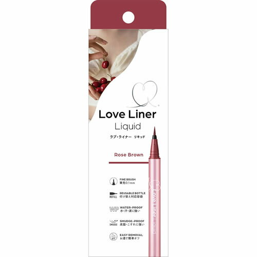 内容量0.55mL商品説明Love Liner(ラブライナー)付け替え対応容器水・汗・涙に強い皮脂・こすれに強いお湯で簡単オフ別売リフィルと付け替え可能！付け替えができて繰り返し使える、リユーザブルボトル容器にリフィルマークがついていれば、...