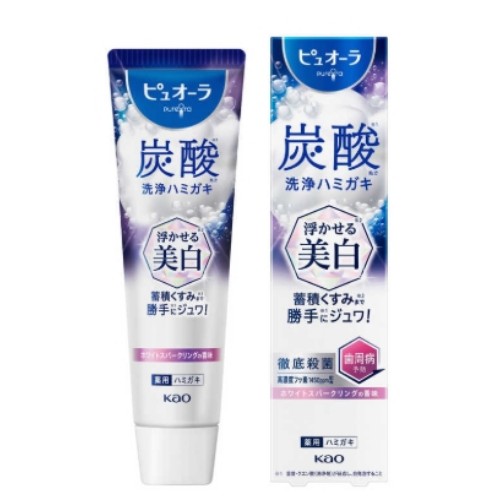 内容量95g商品説明ペーストが、水分に触れるとジュワッと発泡するハミガキ。炭酸（※1）泡が蓄積したくすみまで（※2）勝手に（※1）ジュワッ！　磨くたび、着色汚れをジュワッと浮かせて落とす（※2）。歯本来の白さへ。歯周ポケット・歯間まで炭酸（...