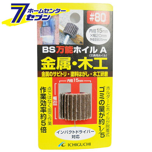 「万能ホイルA金属・木工用 15X20 #80 イチグチ [先端工具 ドリルアクセサリ 軸付 ペーパー スポンジ]」は、株式会社ホームセンターセブンが販売しております。メーカーイチグチ品名万能ホイルA金属・木工用 15X20 #80 品番又...