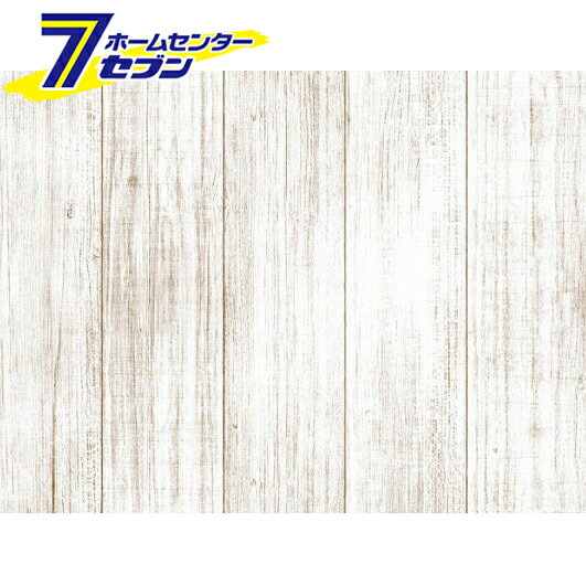 「貼ってはがせる装飾シート　DEC-07 ホワイトウッド柄 IV　アイボリー　40cm×100cm 明和グラビア [DECO　SHEET　デコシート　模様替　装飾　貼って剥せる　防水　BOX　台所　家具　棚　インテリア　シール DIYシート...