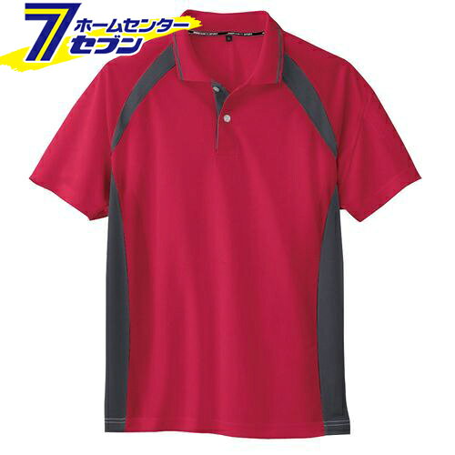 「半袖ポロシャツ（吸汗速乾） レッド M コーコス信岡 [半袖 半そで　シャツ　スポーツ　カジュアル　イベントシャツ　イベント]」は、株式会社ホームセンターセブンが販売しております。メーカーコーコス信岡品名半袖ポロシャツ（吸汗速乾） レッド...