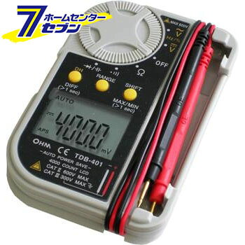 「オーム電機 デジタルマルチテスター [品番]04-1891 TDB-401」は株式会社ホームセンターセブンが販売しております。メーカーオーム電機品名デジタルマルチテスター [品番]04-1891 TDB-401 品番又はJANコードJAN...