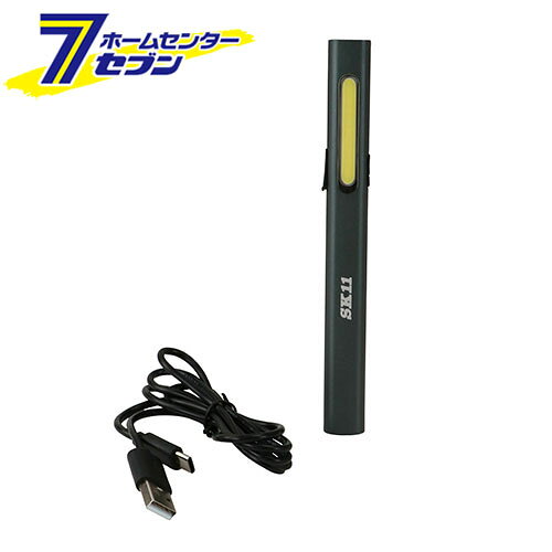 「SK11 充電式 LED ペンライト SLW-170DMP」は株式会社ホームセンターセブンが販売しております。メーカーSK11品名充電式 LED ペンライト SLW-170DMP サイズ-重量80商品説明●細くて軽い、携帯に便利なペンタイ...