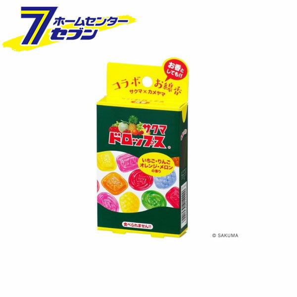 「カメヤマ コラボ線香 サクマドロップスの香り 23010008」は株式会社ホームセンターセブンが販売しております。メーカーカメヤマ品名コラボ線香 サクマドロップスの香り 23010008 サイズ-重量45商品説明●商品特長：誰もが一度は口...