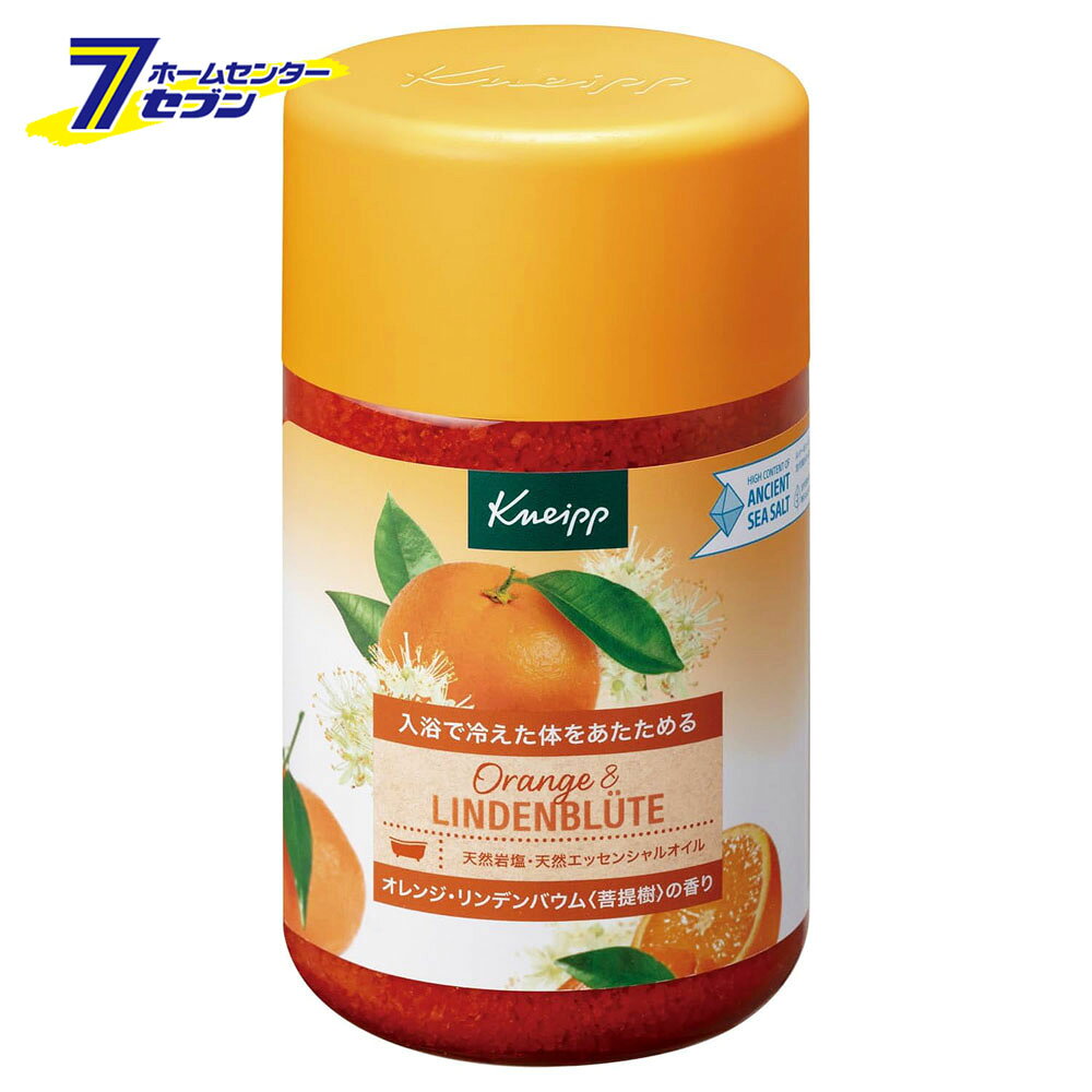 「KNEIPP クナイプ バスソルト オレンジ・リンデンバウム（菩提樹）の香り （850g） 入浴剤 335960」は株式会社ホームセンターセブンが販売しております。メーカーKNEIPP品名クナイプ バスソルト オレンジ・リンデンバウム（菩...