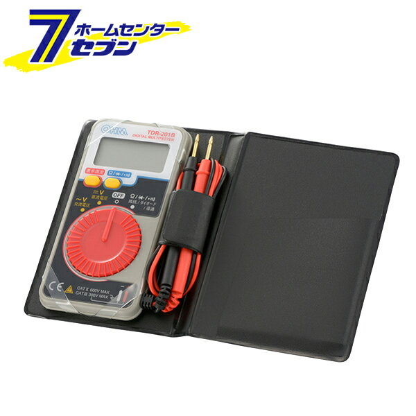 「オーム電機 デジタルマルチテスター 手帳型ケース付き (品番)06-5406 TDR-201B」は株式会社ホームセンターセブンが販売しております。メーカーオーム電機品名デジタルマルチテスター 手帳型ケース付き (品番)06-5406 TD...