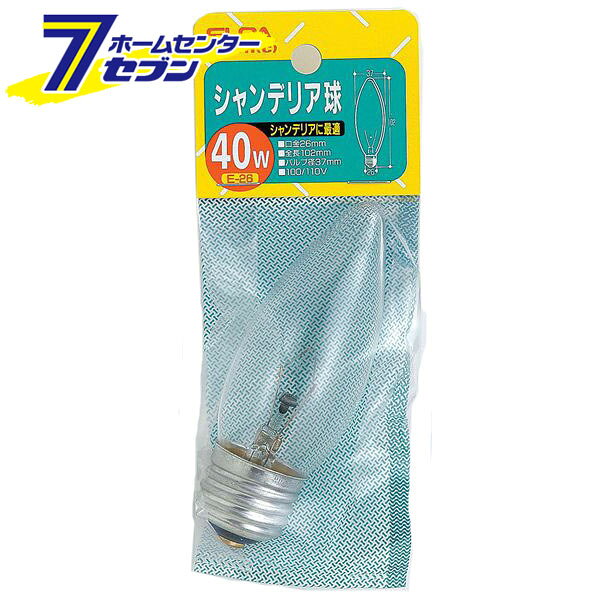 「ELPA シャンデリア球 40W E26 クリア G-61H(C)」は株式会社ホームセンターセブンが販売しております。メーカーELPA品名シャンデリア球 40W E26 クリア G-61H(C) 品番又はJANコードJAN:4901087...