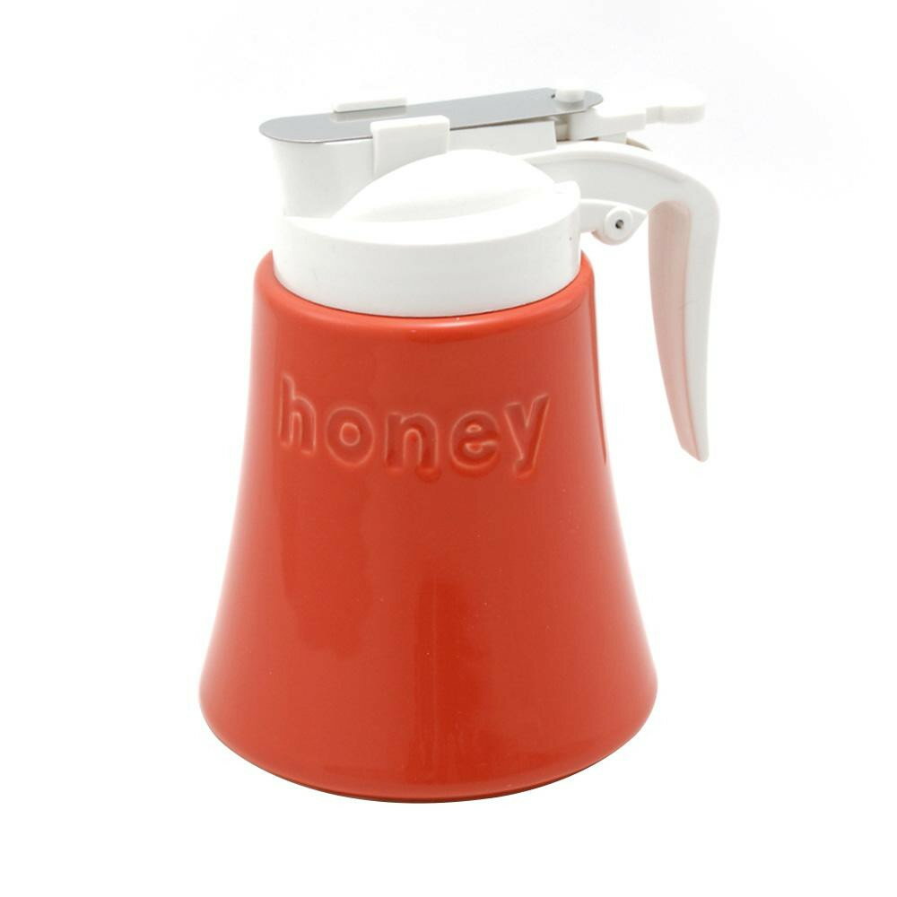 ※パッケージ、デザイン等は予告なく変更される場合があります。※画像はイメージです。商品タイトルと一致しない場合があります。ティータイムが楽しくなる、カラフルなハチミツポットです。シロップを入れてもお使いいただけます。サイズW100×D90×...