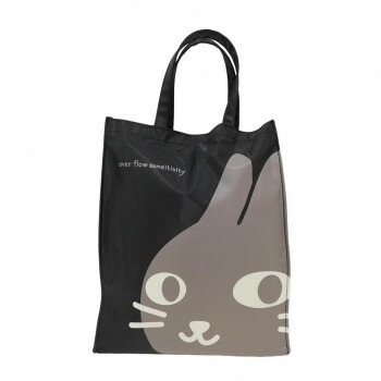 ※パッケージ、デザイン等は予告なく変更される場合があります。※画像はイメージです。商品タイトルと一致しない場合があります。猫の大きな顔プリントがかわいい、縦型トートバッグ。軽量で、雨の日でも使いやすくお手入れも楽々。中には取り外し可能な底敷...