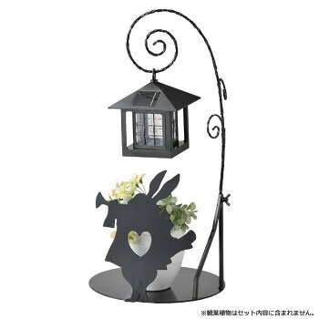 ※パッケージ、デザイン等は予告なく変更される場合があります。※画像はイメージです。商品タイトルと一致しない場合があります。アリスのキャラクターがシルエットデザインのソーラーライトになりました。光センサー付きで、暗くなると自動で点灯します。サ...