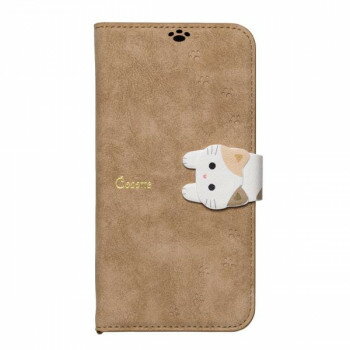 ※パッケージ、デザイン等は予告なく変更される場合があります。※画像はイメージです。商品タイトルと一致しない場合があります。マグネットフラップの手帳型スマホケースです。遊び心溢れる可愛らしいデザインで、猫好きにはもってこいの商品です。サイズ個...