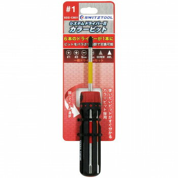 ※パッケージ、デザイン等は予告なく変更される場合があります。※画像はイメージです。商品タイトルと一致しない場合があります。6本のドライバーが1本に、ラチェット式で効率アップ。サイズ全長:200mm個装サイズ：24.5×7.2×3.1cm重量...