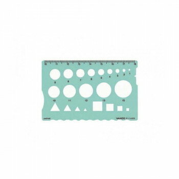 ※パッケージ、デザイン等は予告なく変更される場合があります。※画像はイメージです。商品タイトルと一致しない場合があります。携帯用に便利なカードサイズのテンプレートです。サイズ縦54×横86mm、厚さ:0.6mm個装サイズ：11×7×1cm重...