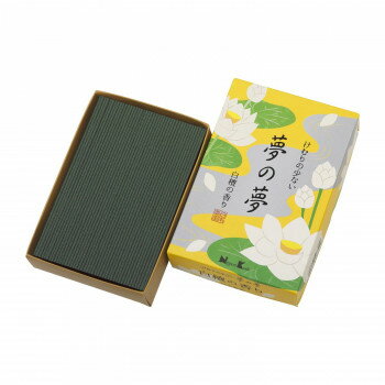 ※パッケージ、デザイン等は予告なく変更される場合があります。※画像はイメージです。商品タイトルと一致しない場合があります。「夢の夢」は、夢に見た一時の情景と大切な人に思いを馳せる心落ち着く香りをテーマにつくられたお線香です。控えめで奥ゆかし...