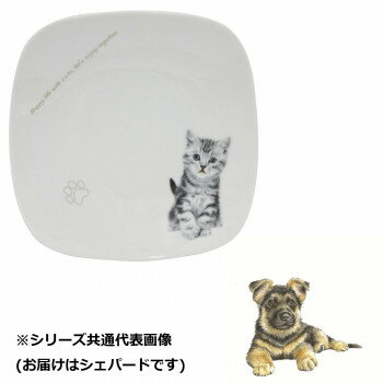 ※パッケージ、デザイン等は予告なく変更される場合があります。※画像はイメージです。商品タイトルと一致しない場合があります。子犬のイラストが描かれたプレートです。ご自分用、プレゼントにもおすすめのプレートです。サイズ縦19.5cm、横19.5...