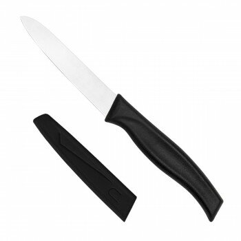 ※パッケージ、デザイン等は予告なく変更される場合があります。※画像はイメージです。商品タイトルと一致しない場合があります。持ち運びに便利なサヤ付きのナイフです。フルーツのカットはもちろん、段ボールカッターとしての使用など、イロイロな場面でお...