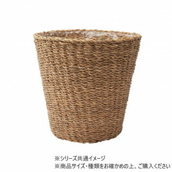 ※パッケージ、デザイン等は予告なく変更される場合があります。※画像はイメージです。商品タイトルと一致しない場合があります。BBホグラナチュラルのフラワーバスケットです。サイズΦ32×H30cm個装サイズ：35×35×35cm重量個装重量：5...