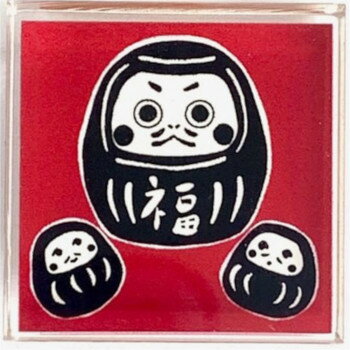 ※パッケージ、デザイン等は予告なく変更される場合があります。※画像はイメージです。商品タイトルと一致しない場合があります。アクリルブロックにカラー印刷をして華やかで飾っても可愛いスタンプ。3体の親子だるまさんのデザインです。サイズW31×D...