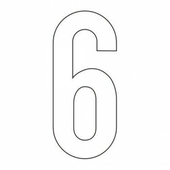 ※パッケージ、デザイン等は予告なく変更される場合があります。※画像はイメージです。商品タイトルと一致しない場合があります。路面用の番号表示です。※設置する場合はプライマー(別売)をご利用ください。サイズ天地:約280mm個装サイズ：27.8...