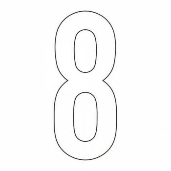 ※パッケージ、デザイン等は予告なく変更される場合があります。※画像はイメージです。商品タイトルと一致しない場合があります。路面用の番号表示です。※設置する場合はプライマー(別売)をご利用ください。サイズ天地:約280mm個装サイズ：27.7...