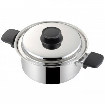 ※パッケージ、デザイン等は予告なく変更される場合があります。※画像はイメージです。商品タイトルと一致しない場合があります。中心に使用されている熱伝導性に優れたアルミニウムによって熱が素早く全体に伝わり、さらにその熱を保温性に優れた両側のステ...