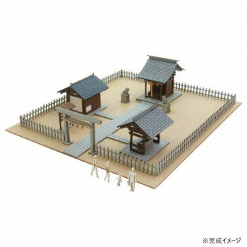 ※パッケージ、デザイン等は予告なく変更される場合があります。※画像はイメージです。商品タイトルと一致しない場合があります。小さな神社のキットです。流れ造りの一間本殿とその他神社に必要なアイテムを揃えました。あえて拝殿は設けず賽銭箱は本殿に付...