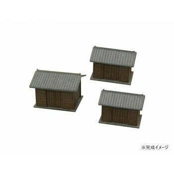 ※パッケージ、デザイン等は予告なく変更される場合があります。※画像はイメージです。商品タイトルと一致しない場合があります。大・小2種類の納屋のキットです。※みにちゅあーとキットはキット商品です。完成品ではございません。サイズ納屋(大):W2...