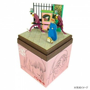 ※パッケージ、デザイン等は予告なく変更される場合があります。※画像はイメージです。商品タイトルと一致しない場合があります。組み立てると、「ハウルの動く城」の王宮へ歩いて向かうソフィーとヒンの隣を輿に乗った荒地の魔女が通り過ぎるあのシーンが完...