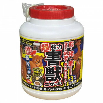 ※パッケージ、デザイン等は予告なく変更される場合があります。※画像はイメージです。商品タイトルと一致しない場合があります。ワサビや唐辛子、よもぎ、どくだみ、月桃など害獣が嫌がる13種類の植物成分を配合した忌避剤です。熊などの大型害獣を寄せ付...