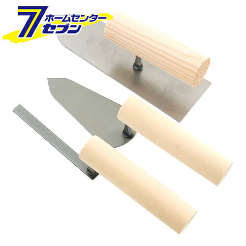 「藤原産業 左官鏝3点セット 」は株式会社ホームセンターセブンが販売しております。メーカー藤原産業品名左官鏝3点セット 品番又はJANコードJAN:4977292816847サイズ-重量315g商品説明●家庭菜園の花壇造り、レンガ積みなどに...