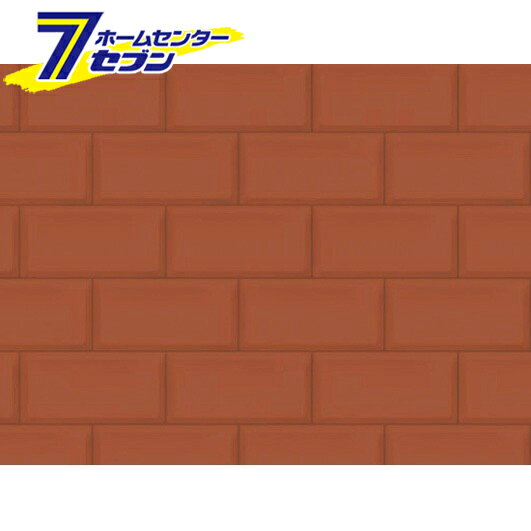 「貼ってはがせる装飾シート　DEC-05 タイル柄 BR　ブラウン　80cm×100cm 明和グラビア [DECO　SHEET　デコシート　模様替　装飾　貼って剥せる　防水　BOX　台所　家具　棚　インテリア　シール DIYシート　カッティ...