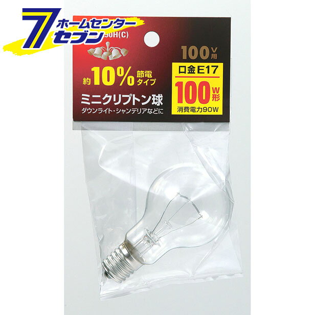 「ミニクリプトン球 GKP-L90H(C) ELPA [クリプトン　電球]【RCP】」は、株式会社ホームセンターセブンが販売しております。メーカーELPA品名ミニクリプトン球 GKP-L90H(C)品番又はJANコードJAN:4901087...
