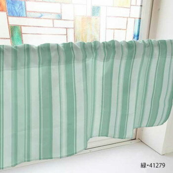 ※パッケージ、デザイン等は予告なく変更される場合があります。※画像はイメージです。商品タイトルと一致しない場合があります。淡いカラーのストライプ柄が可愛いカフェカーテンです。※北海道・沖縄・離島は別途送料をいただきます。※受注生産品のため、...