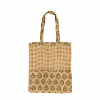 ※パッケージ、デザイン等は予告なく変更される場合があります。※画像はイメージです。商品タイトルと一致しない場合があります。季節を感じる編みデザイン。使い勝手の良いA4トートバッグでちょっとしたお出かけやお散歩に。「ブロックプリント」は、イン...