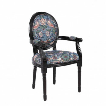 ※パッケージ、デザイン等は予告なく変更される場合があります。※画像はイメージです。商品タイトルと一致しない場合があります。ジャガード織りで表現された「イチゴ泥棒」のデザインは、細部にわたる美しい色彩と繊細な模様が特徴で、どんなお部屋にも洗練...