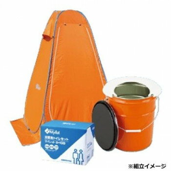 ※パッケージ、デザイン等は予告なく変更される場合があります。※画像はイメージです。商品タイトルと一致しない場合があります。避難ビルやマンションなどの屋上、エントランス共用部で「仮設トイレ」として使用できます。また、コンパクトなので限られたス...