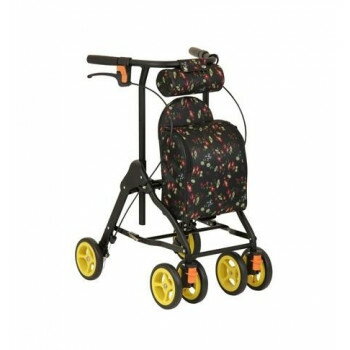 ※パッケージ、デザイン等は予告なく変更される場合があります。※画像はイメージです。商品タイトルと一致しない場合があります。身体を囲うU字型ハンドルで姿勢が安定!ホイールのカラーリングがおしゃれなミドルタイプのシルバーカーです。身体の近くでグ...