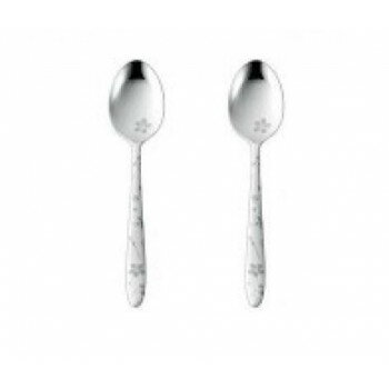 ※パッケージ、デザイン等は予告なく変更される場合があります。※画像はイメージです。商品タイトルと一致しない場合があります。ハンドルに繊細な桜模様をあしらった、上品で華やかなデザートスプーン2本セットです。サイズ全長:約178mm個装サイズ：...