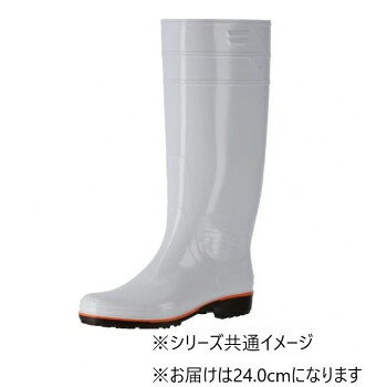 ※パッケージ、デザイン等は予告なく変更される場合があります。※画像はイメージです。商品タイトルと一致しない場合があります。丈が長い耐油性のPVC長靴です。オレンジのラインが目印。水産市場や漁協で長く愛用される長靴です。サイズ24.0cm個装...