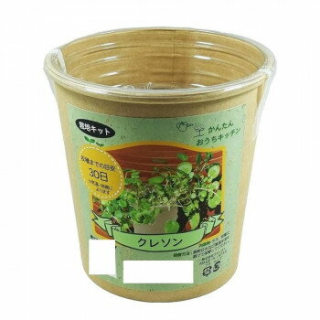 ※パッケージ、デザイン等は予告なく変更される場合があります。※画像はイメージです。商品タイトルと一致しない場合があります。おうちで手軽にクレソンが栽培できます。カップは穴あけの必要がなく、付属の透明容器を使って、適切な水やりが可能です。置き...