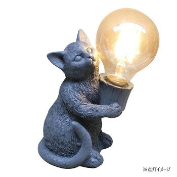 ※パッケージ、デザイン等は予告なく変更される場合があります。※画像はイメージです。商品タイトルと一致しない場合があります。可愛い動物が電球をかかえたおしゃれなデコアニマルライトのキャット。ユニークなデザインでインテリアのアクセントになる卓上...
